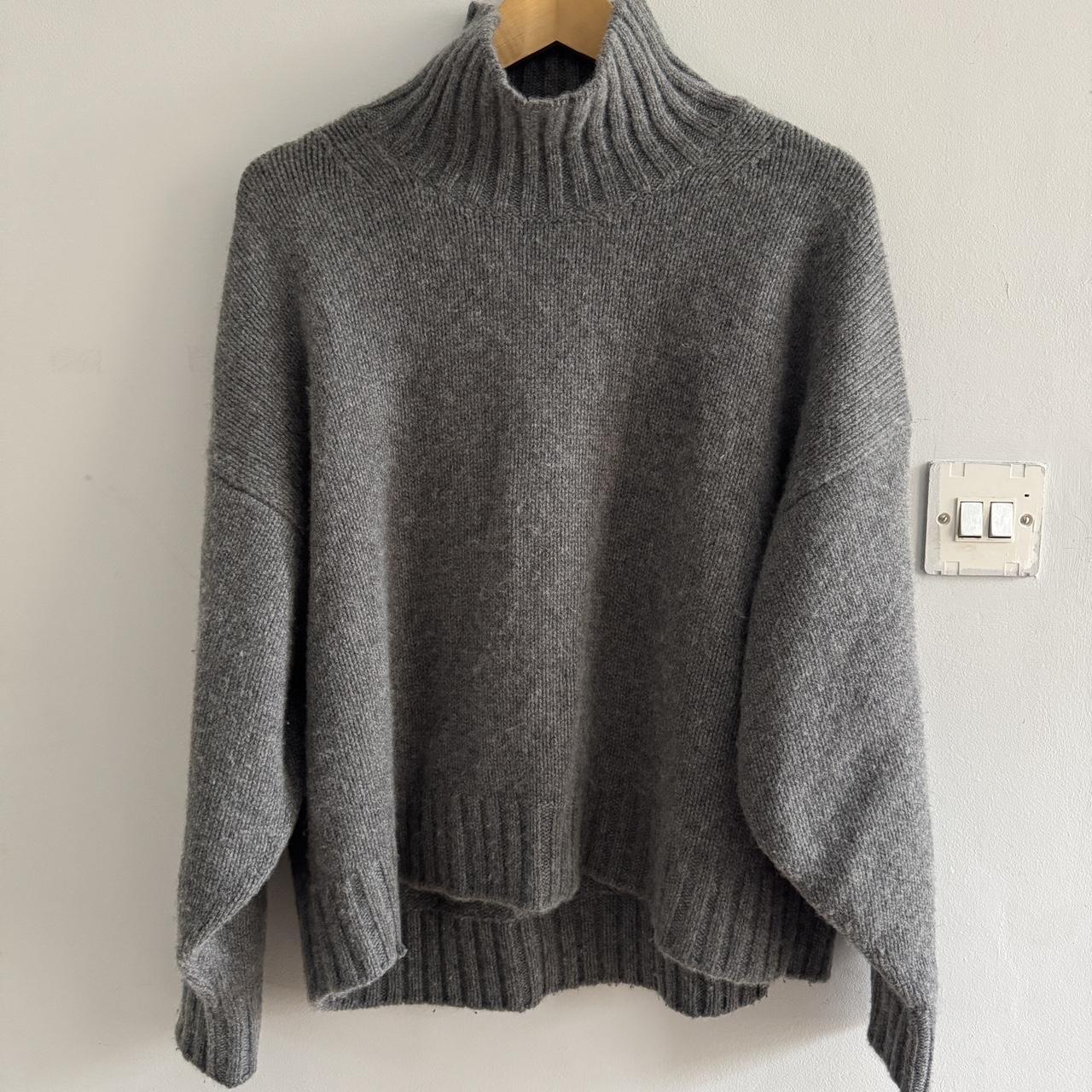 COS Cashmere Oversized High Neck Jumper in lovely... - Depop