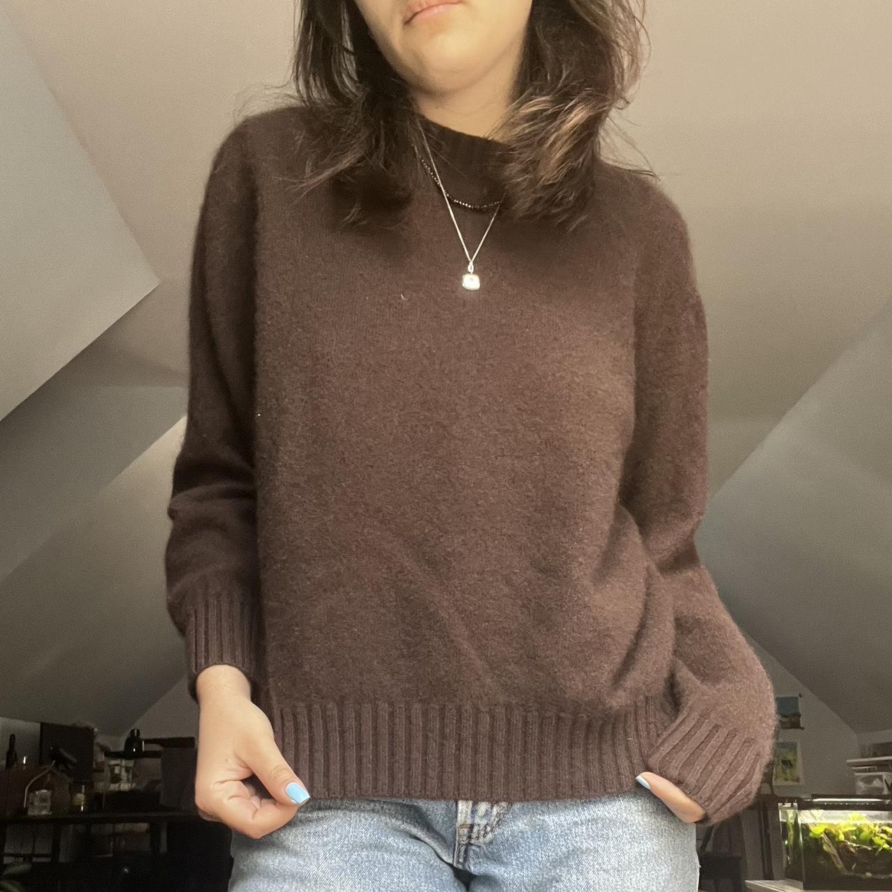 Trillion Italian cashmere sweater brown medium/large - Depop