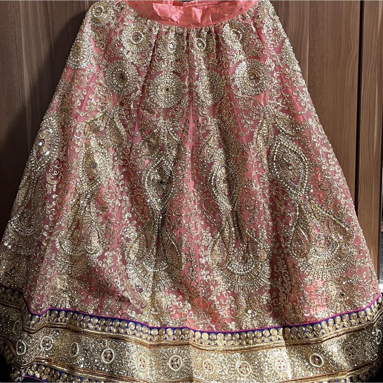 Lengha for mehndi ocassions Comes with scarf Size :... - Depop
