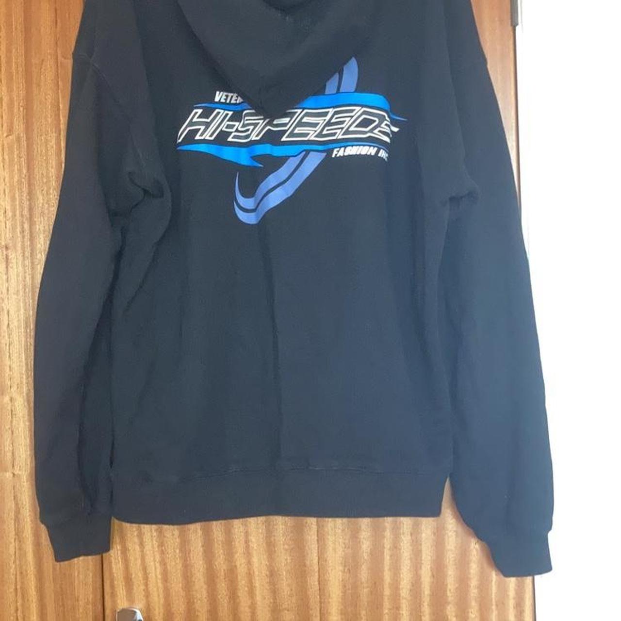 SIMILAR to vetements high speed hoodie. Size L - Depop
