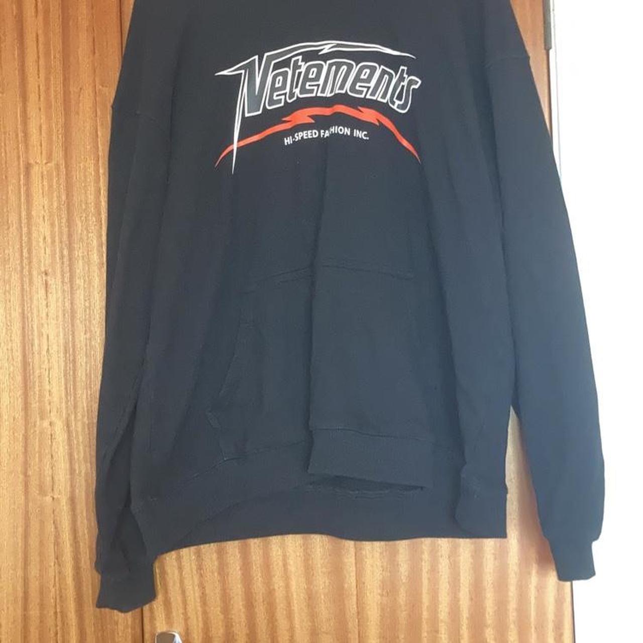 SIMILAR to vetements high speed hoodie. Size L - Depop