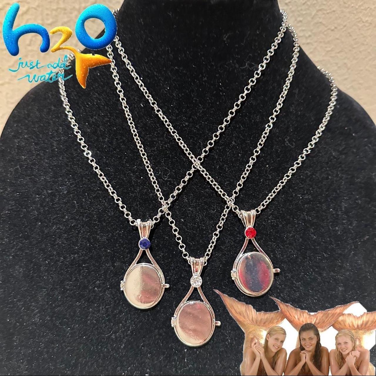 Just add water H2O Mako mermaid moon necklace locket... | Depop