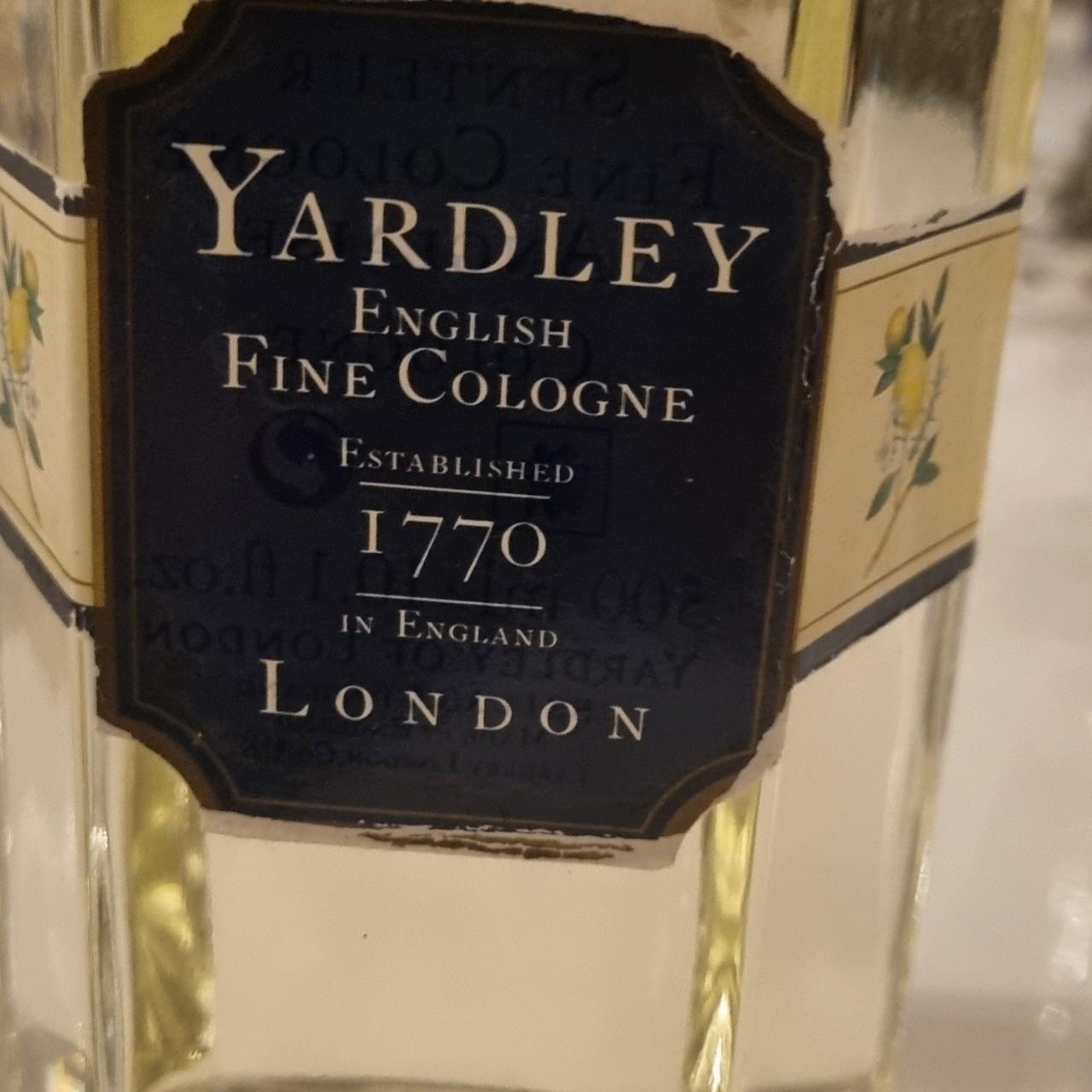 Rare Vintage Yardley Cologne 500ml. - Depop