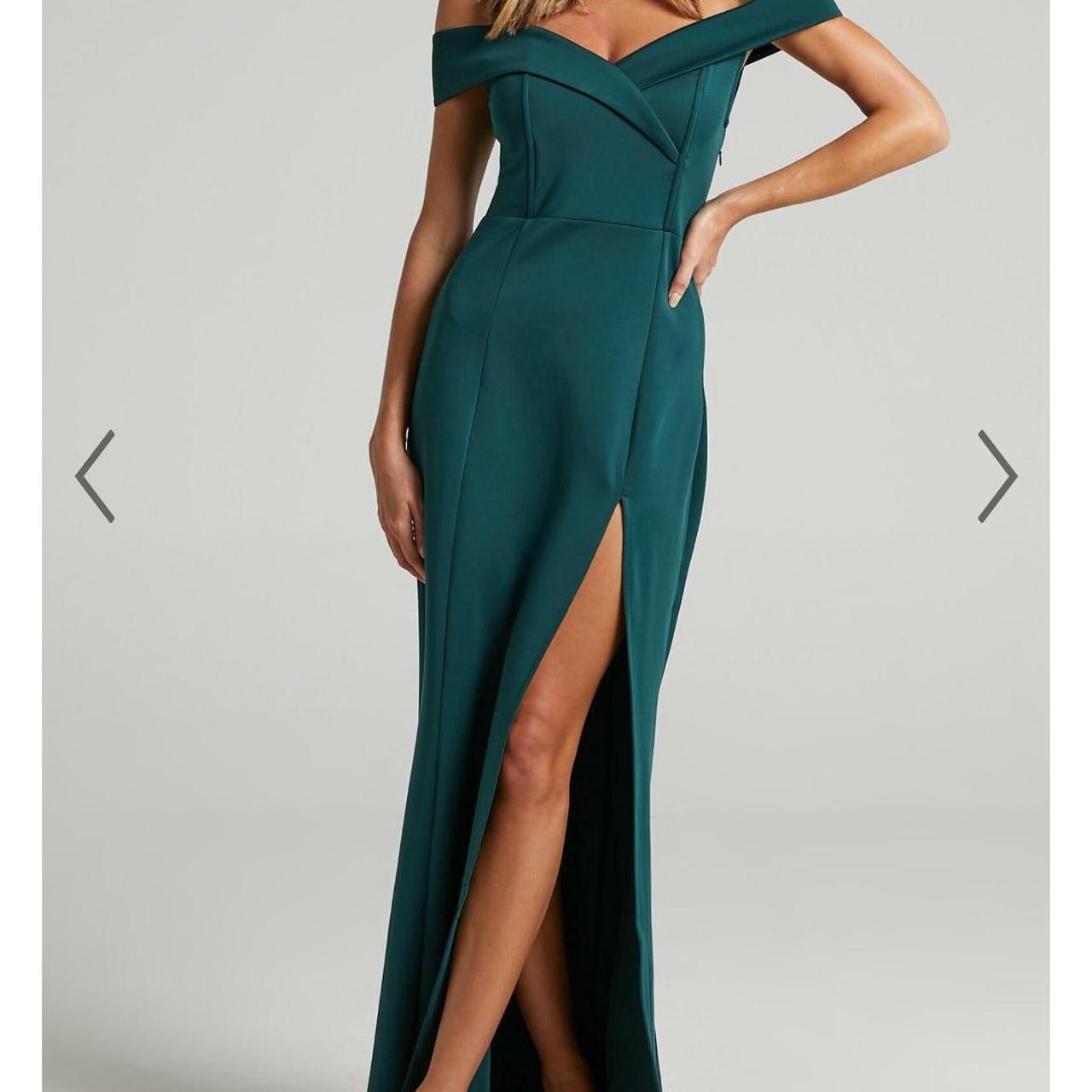 Showpo One For The Money Dress In Emerald Great... - Depop
