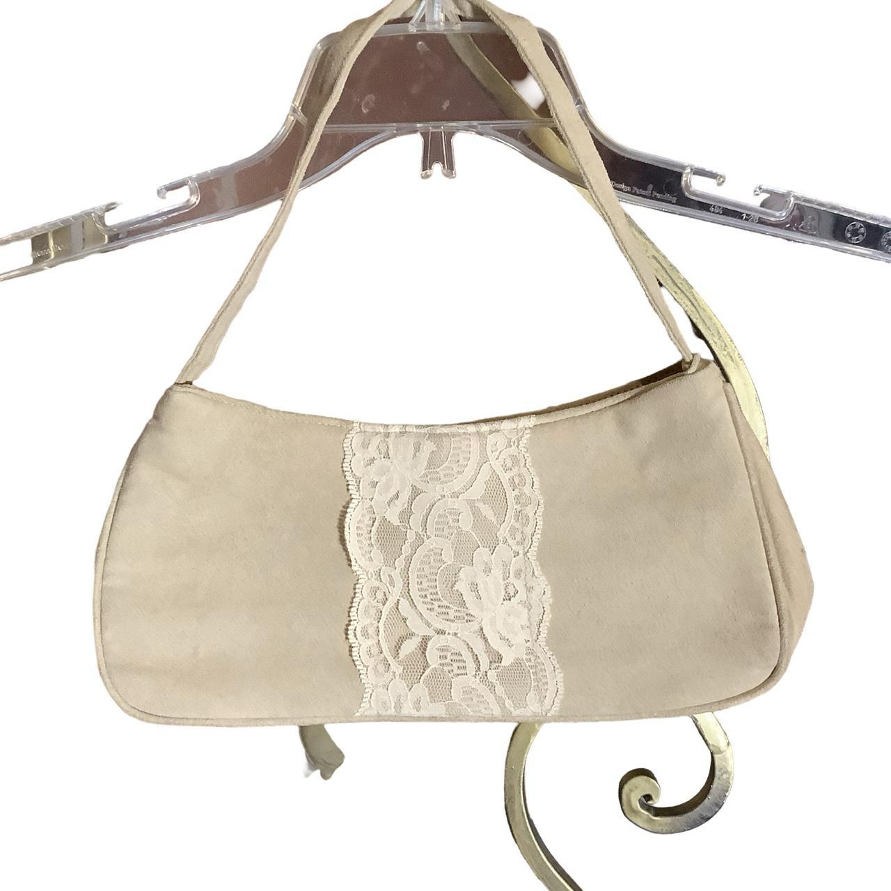 Victorias Secret Snap Suede Shoulder Bag Like new... | Depop