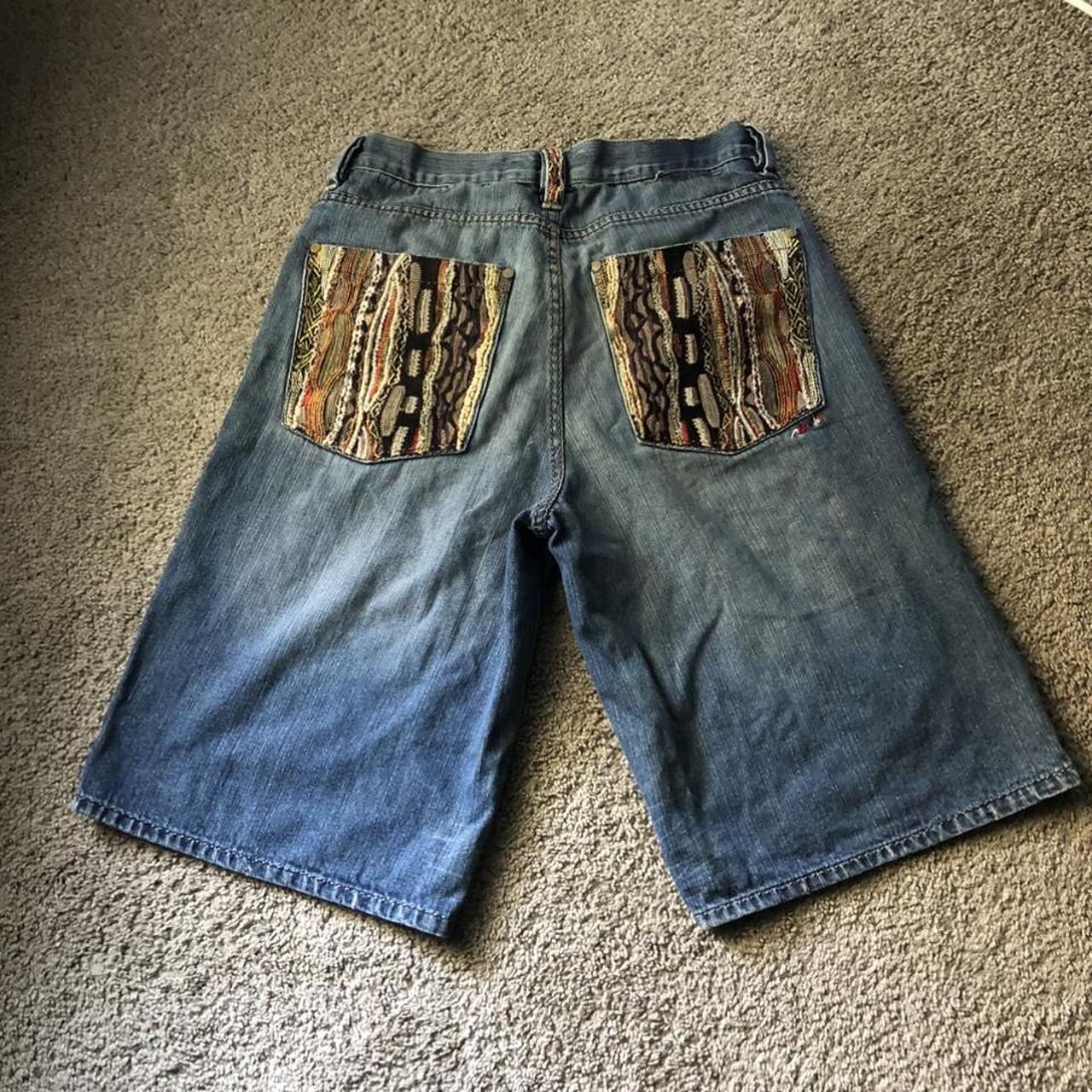 Coogi jean short baggy fit shorts broken zipper on... - Depop
