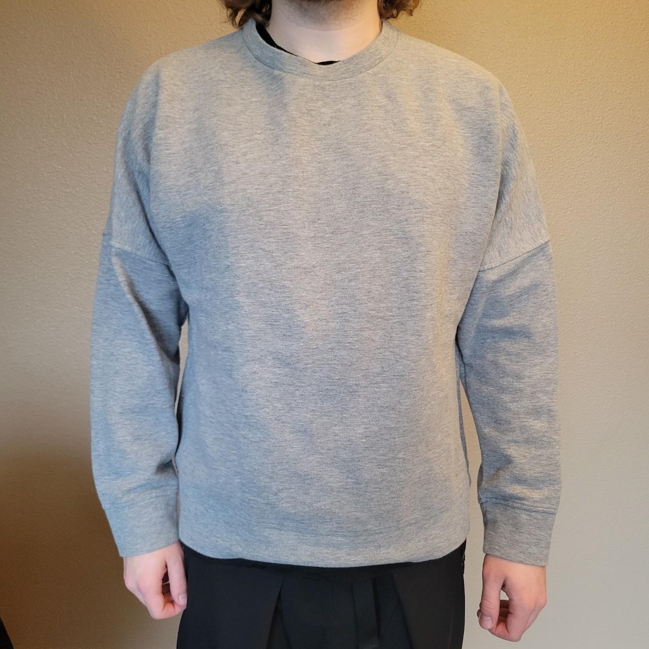 COS grey sweatshirt Super light but dense cotton... - Depop