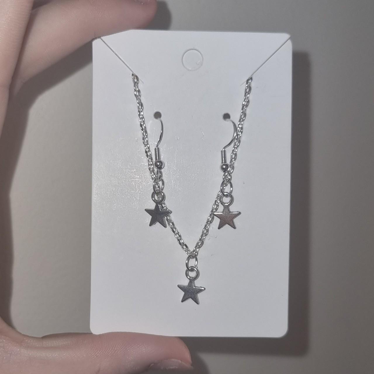 earring and necklace matching set ☆ DM for custom... - Depop