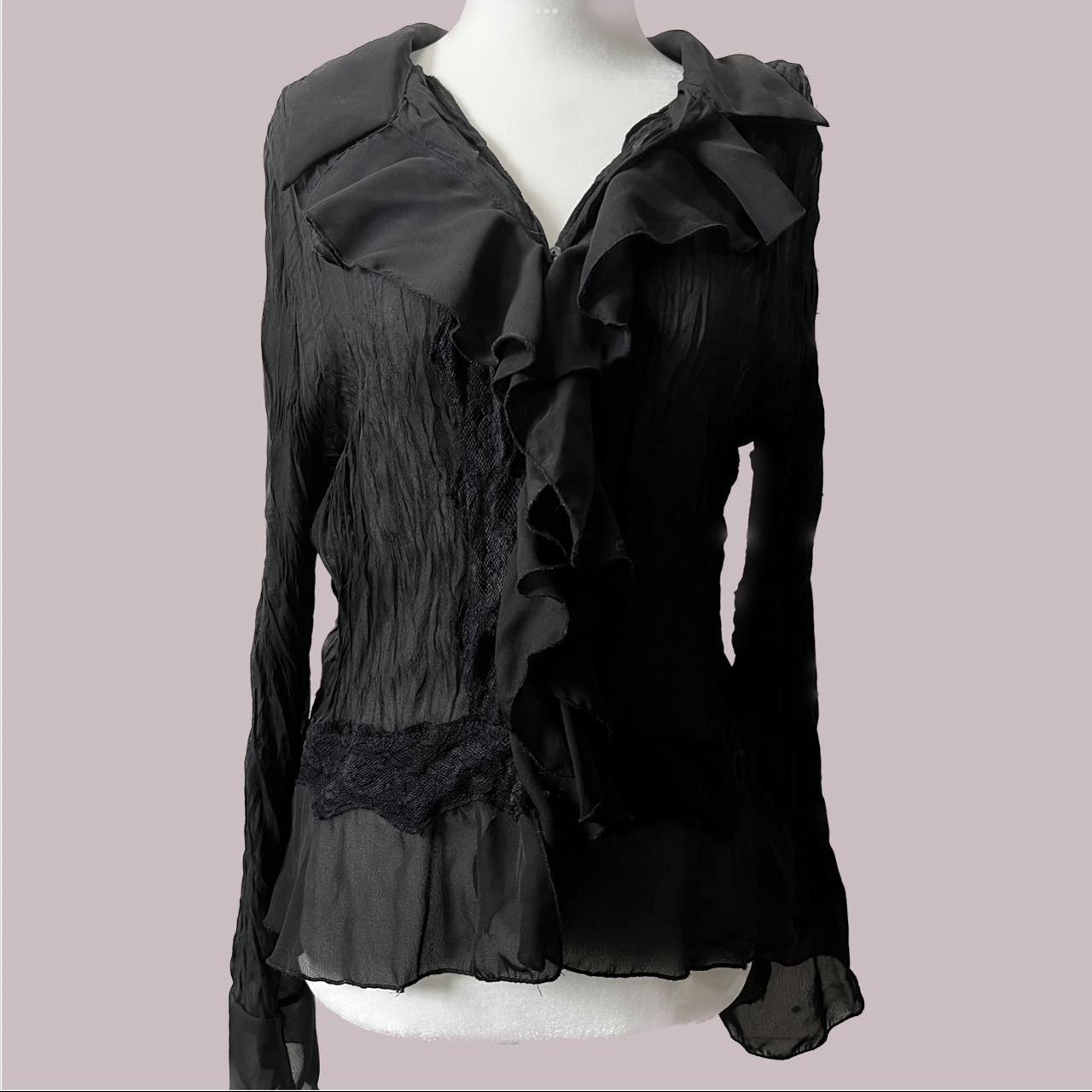 Cute mesh y2k Robbie Bee top, size XL but fits more... - Depop