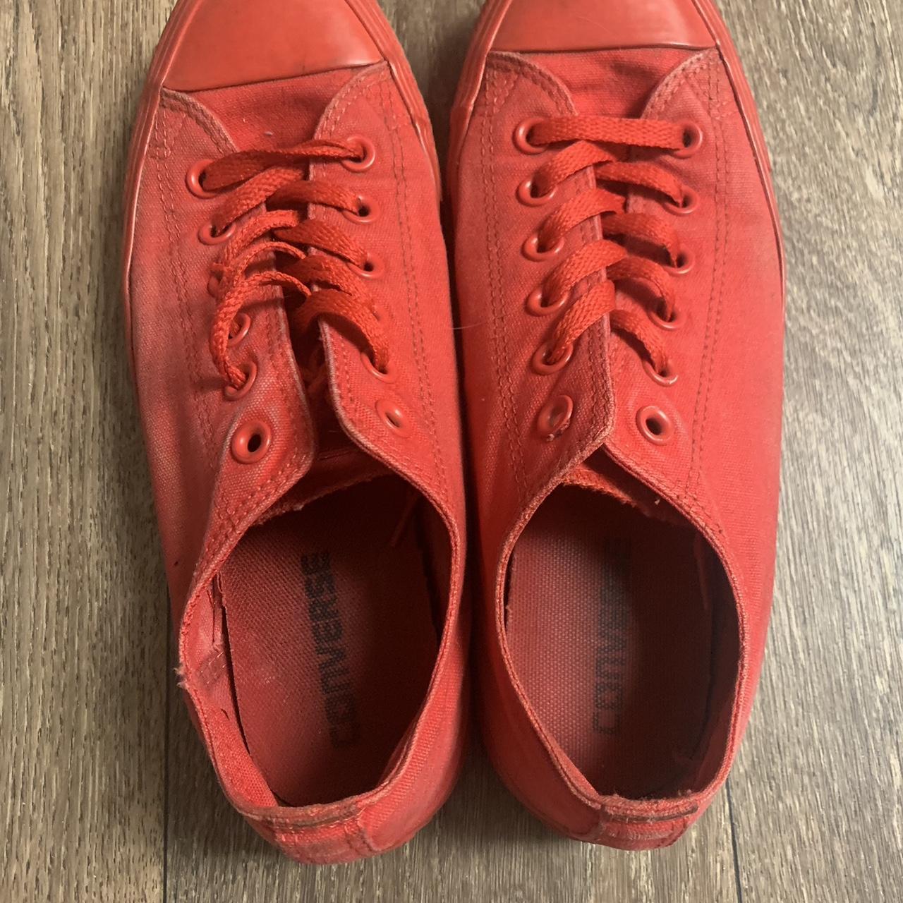 Converse Men's Red Trainers | Depop