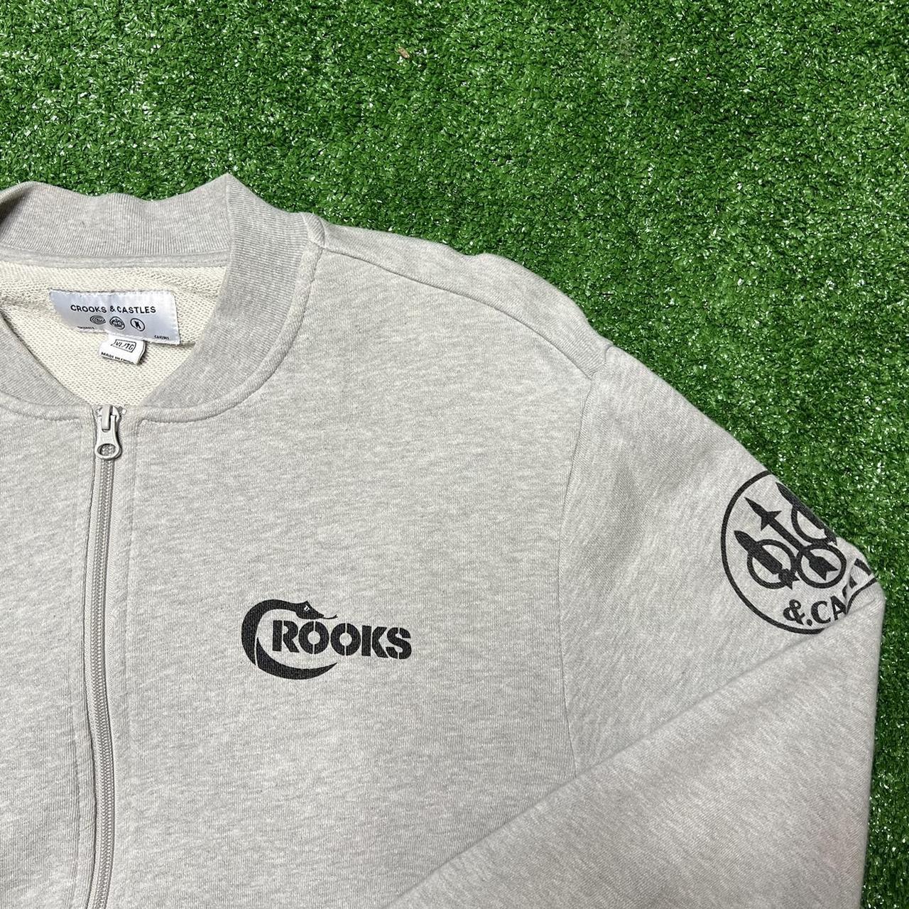 Crooks & Castles zip-up Mens size XL #thrift... - Depop