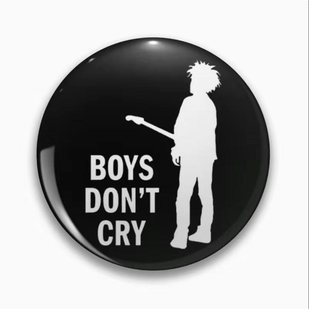 The cure pin Boys don’t cry the cure pin hand made... - Depop
