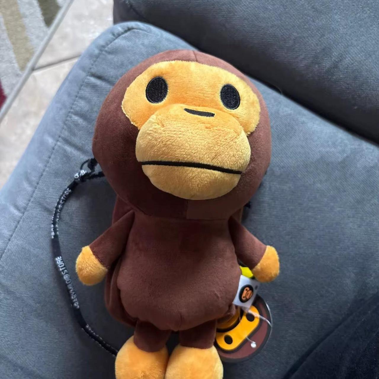 Brown BAPE monkey crossbody bag #BAPE #trending... | Depop