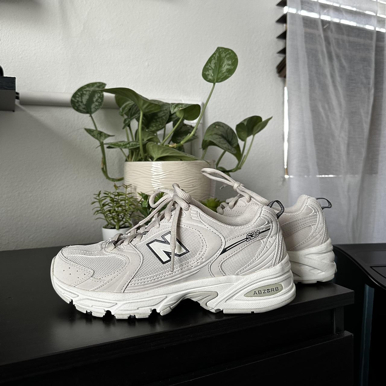 New balance used once Like new Size 6W... - Depop