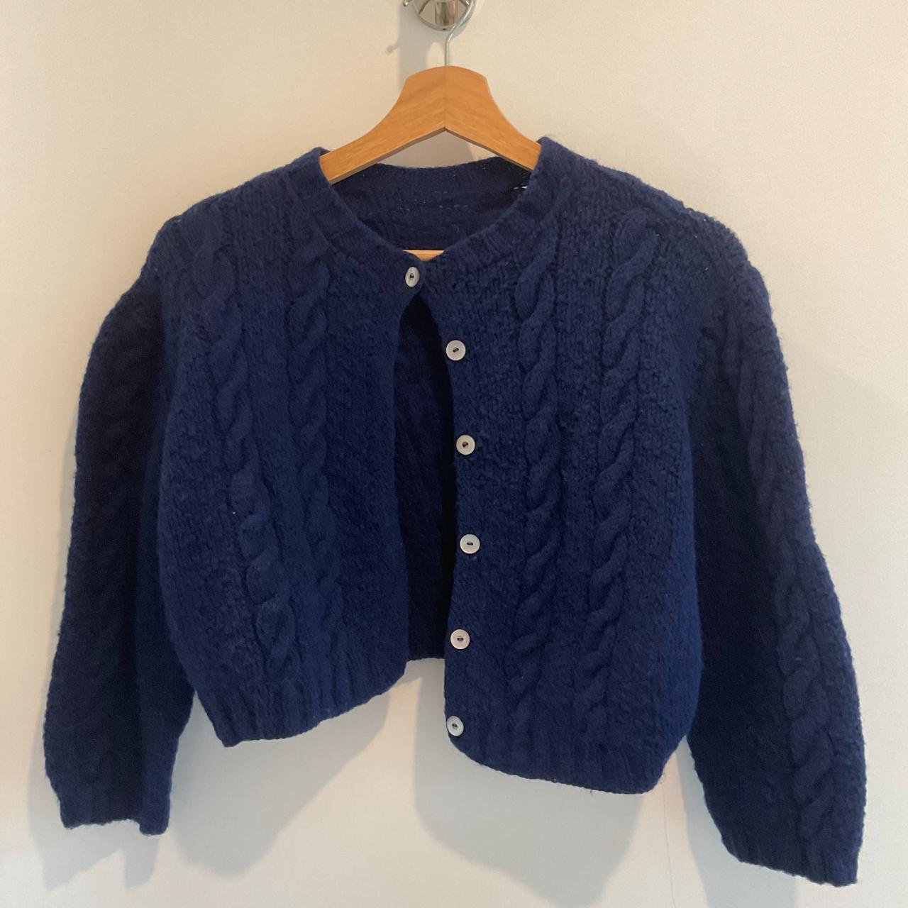 real vintage cropped cardigan from vintage shop in WV - Depop