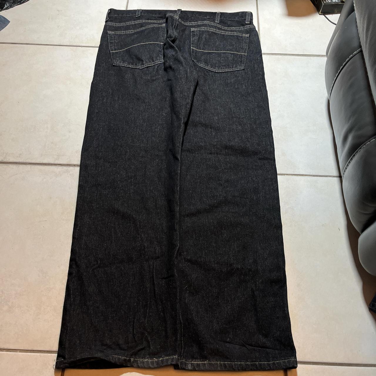 Faded Glory Men Black Denim Jeans - Has a 10” leg... - Depop