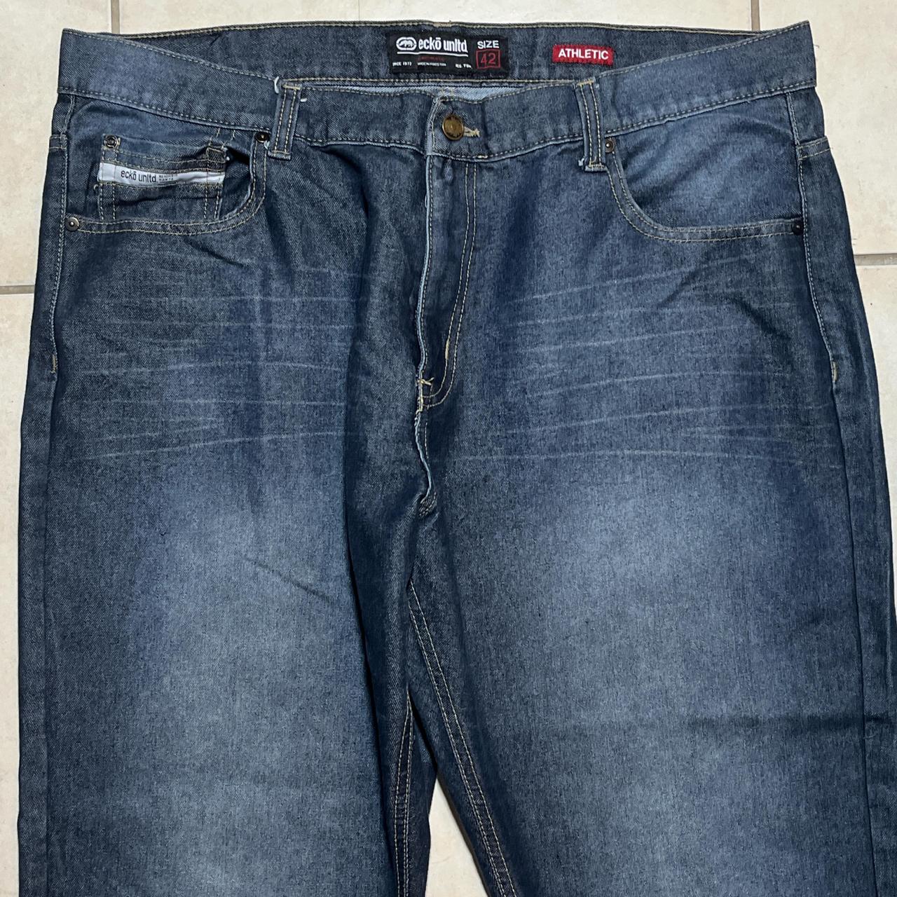 Ecko UNLTD Men Blue Denim Jeans - Has the rhino on... - Depop