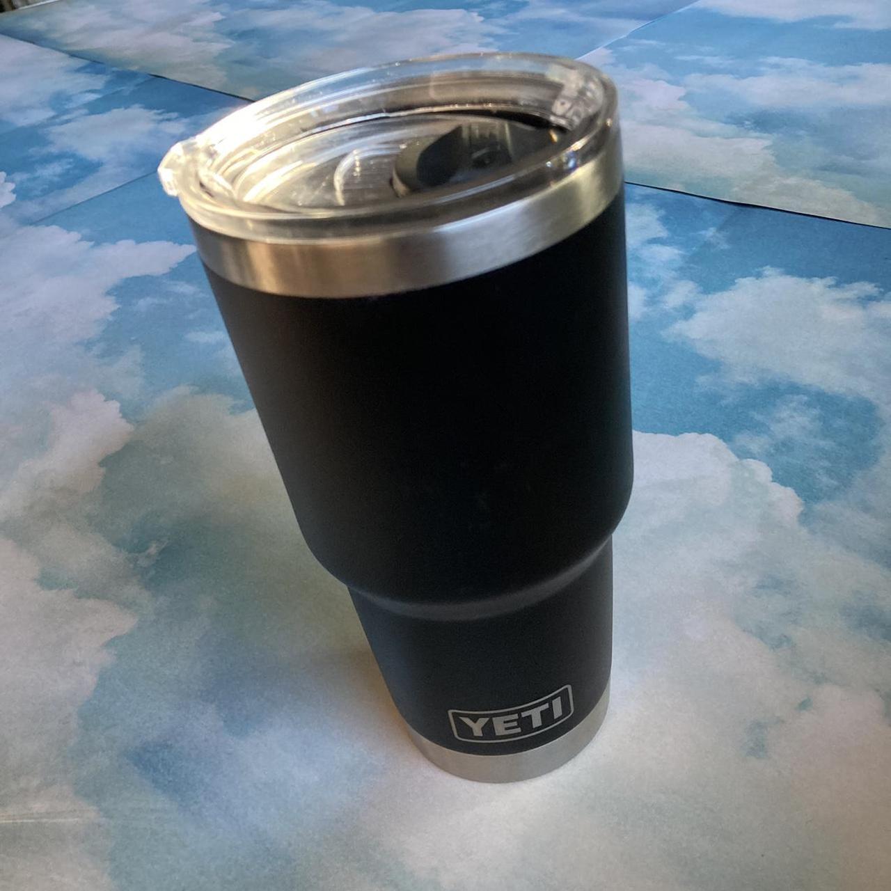 Black Yeti Tumbler Used once, Minor signs of wear,... - Depop