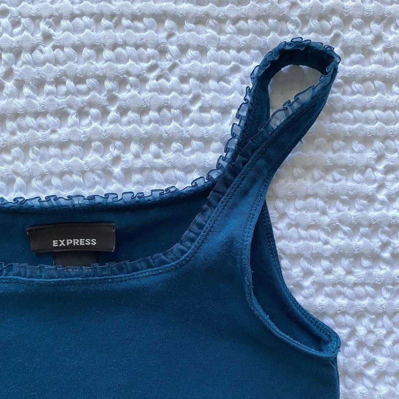 Express Men's Blue Vest | Depop