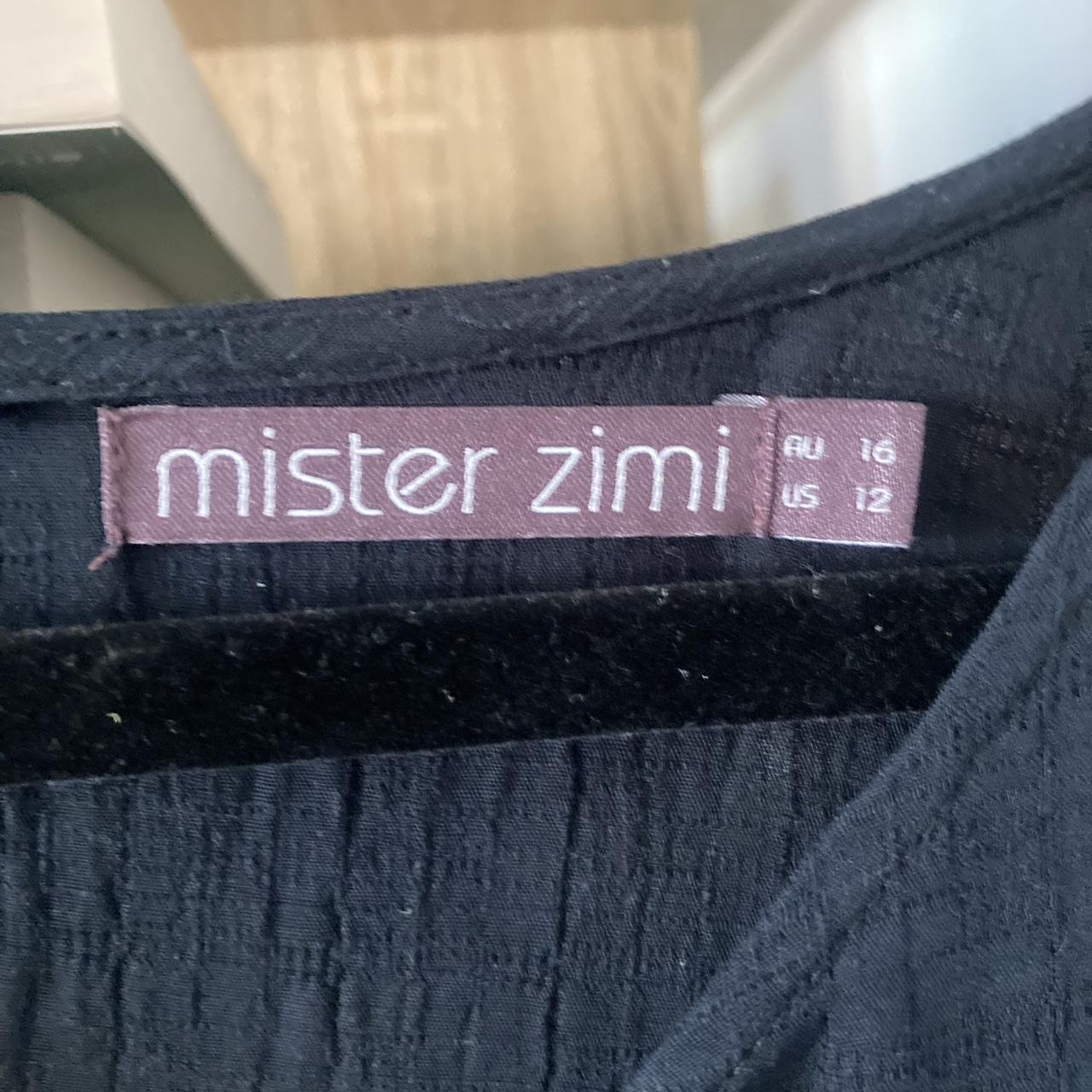 Mister Zimi Nina Black Dress Size 16 Excellent... - Depop