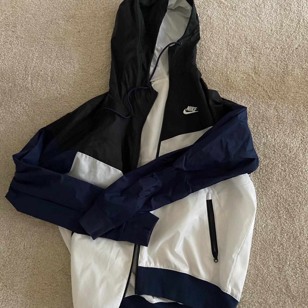 Colorblock Nike windbreaker size small. Worn only a... - Depop