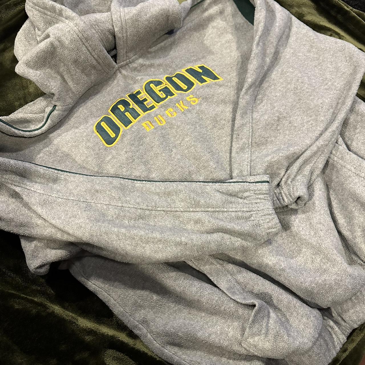 Oregon Ducks grey sweatshirt. Vintage like. Hoodie.... - Depop