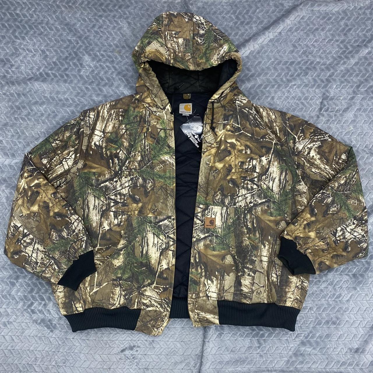 Carhartt - Thermal Lined Camo Jacket Slightly worn,... - Depop