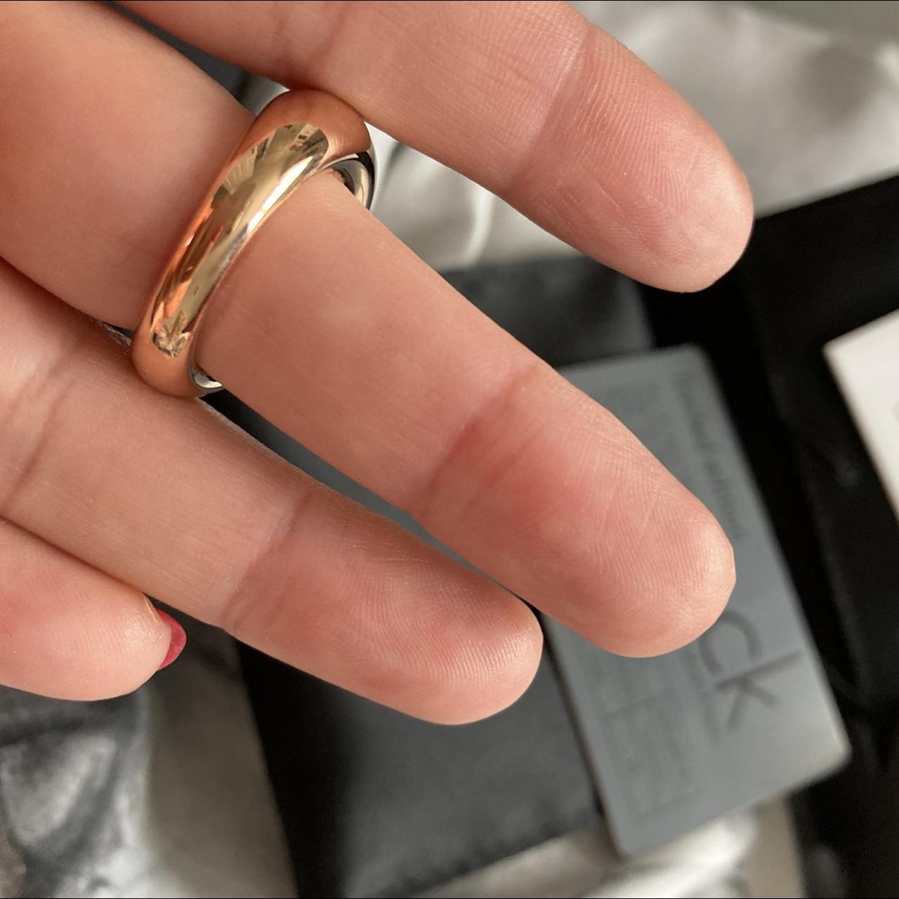 Calvin Klein limited edition eclipse ring. Rose gold... - Depop