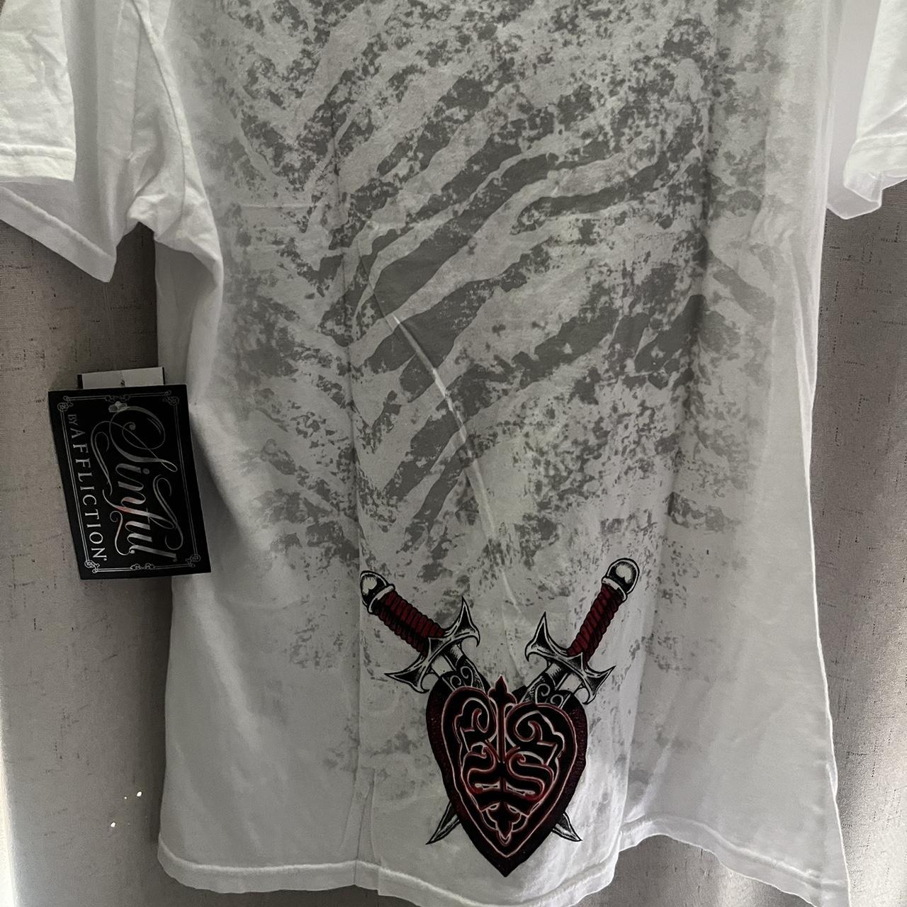 Sinful shirt by affliction Brand new original tag... | Depop