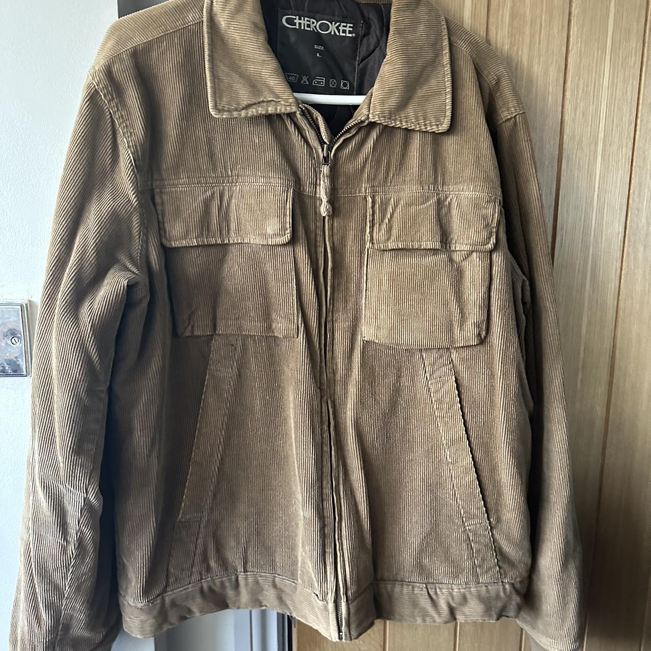 Vintage Oversized Cherokee Corduroy Jacket - Depop