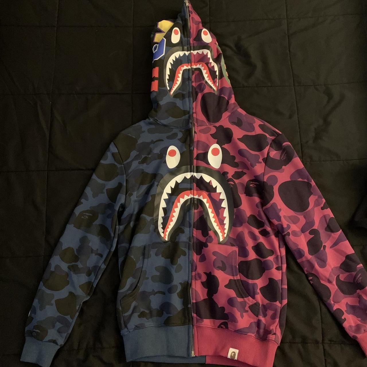 BAPE full zip up jacket Size small Never been worn ... - Depop