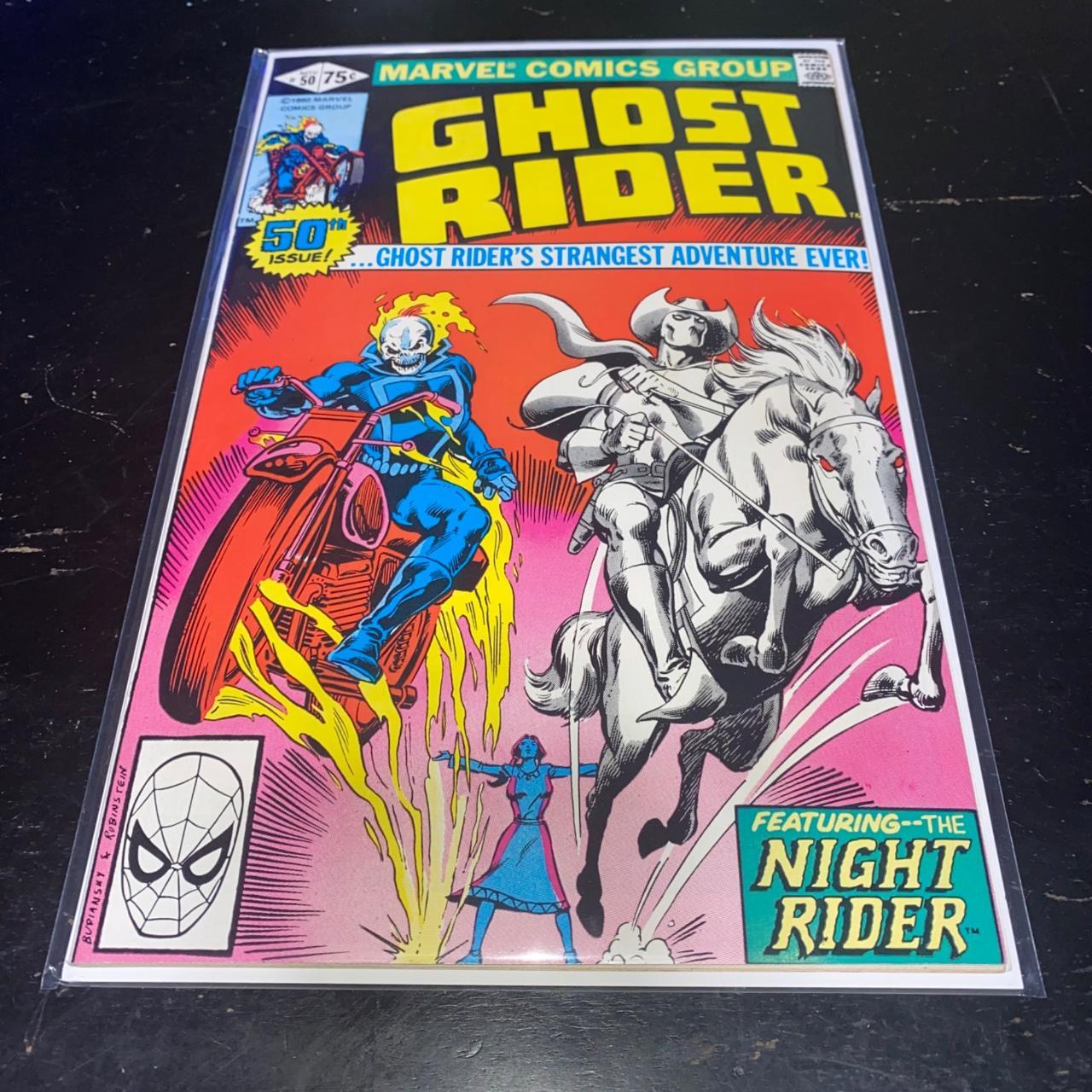 Marvel Comic Book Ghost Rider Issue 50 from November... - Depop