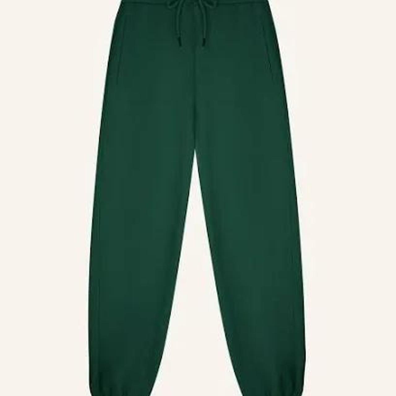 Dark/Hunter Green sweatpants from Cotton On! In... - Depop