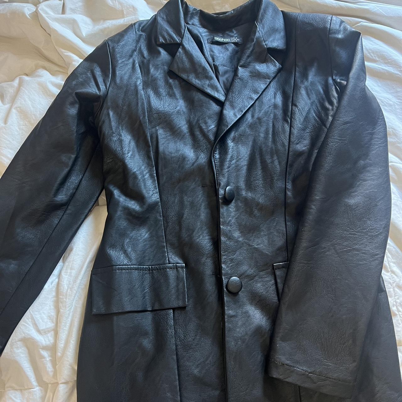 BOOHOO Cute leather jacket - Depop
