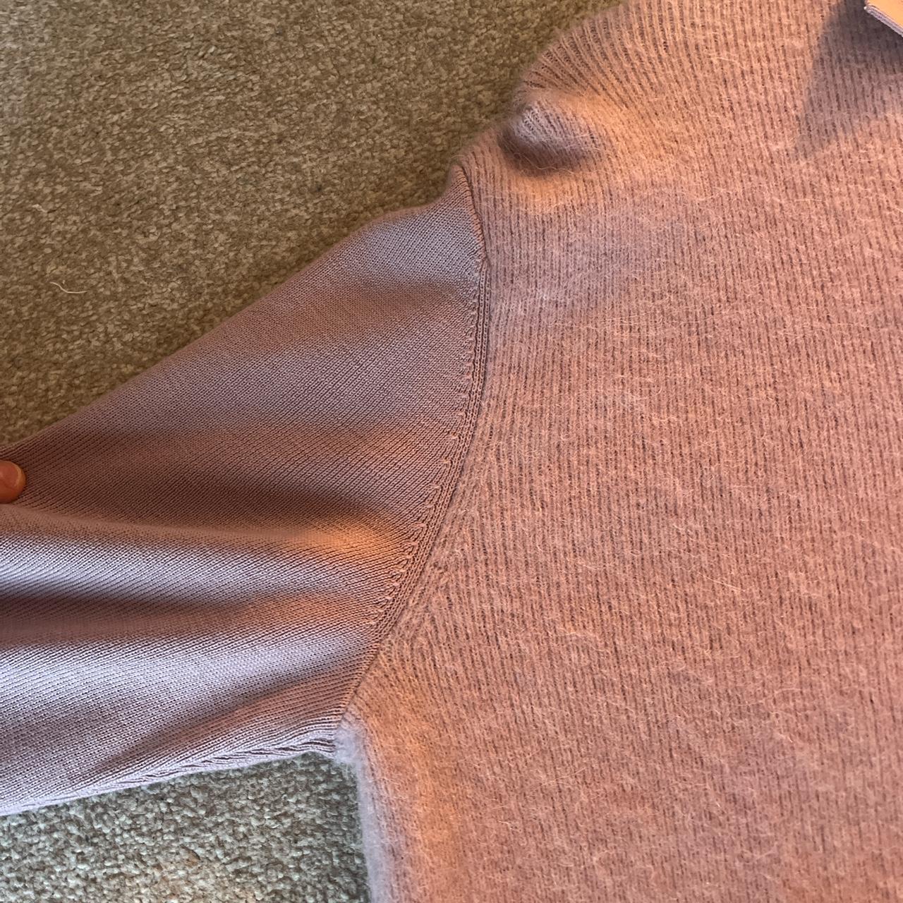 Cos light purple wool polo jumper. free... - Depop