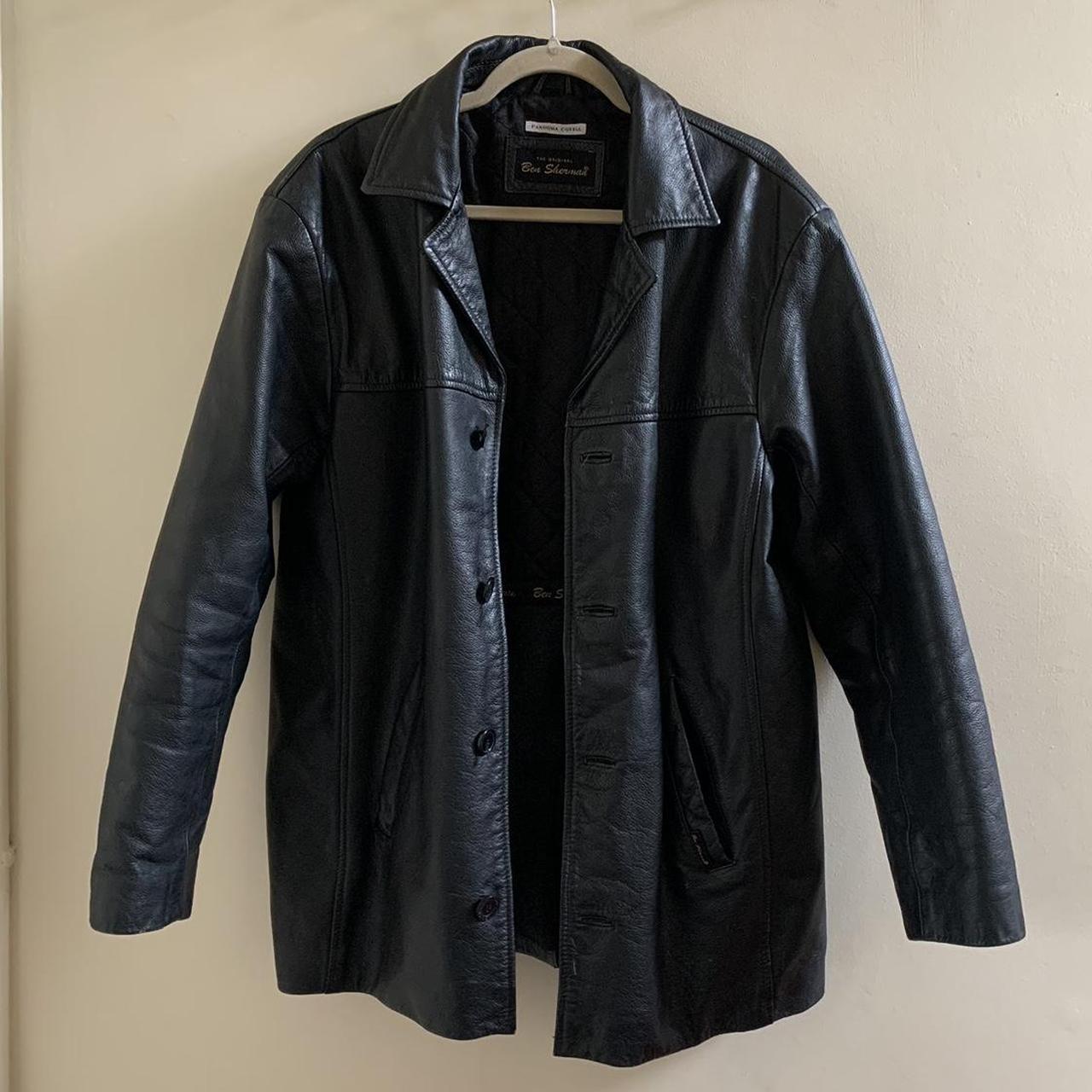 Ben Sherman real leather jacket - Depop
