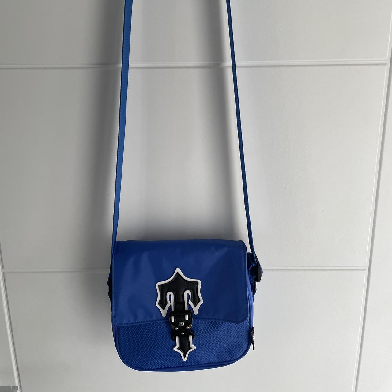 Blue Trapstar bag Worn twice Don’t need anymore - Depop