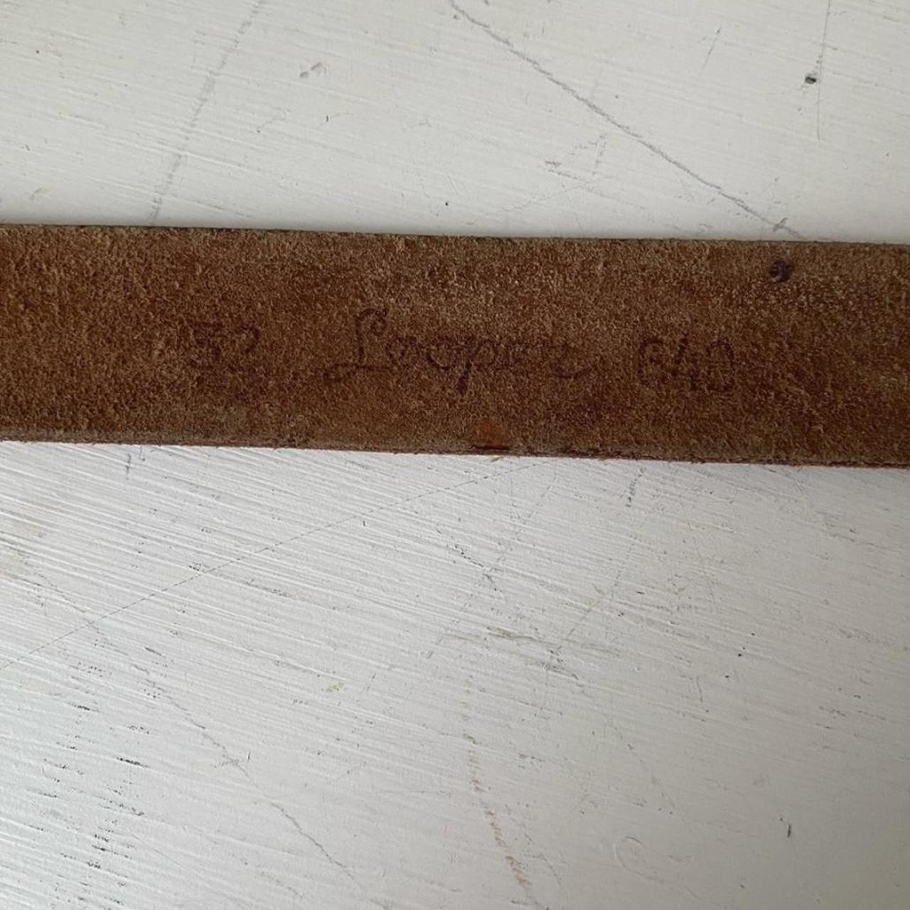 Looper Vintage Western Leather Belt Super cool... | Depop