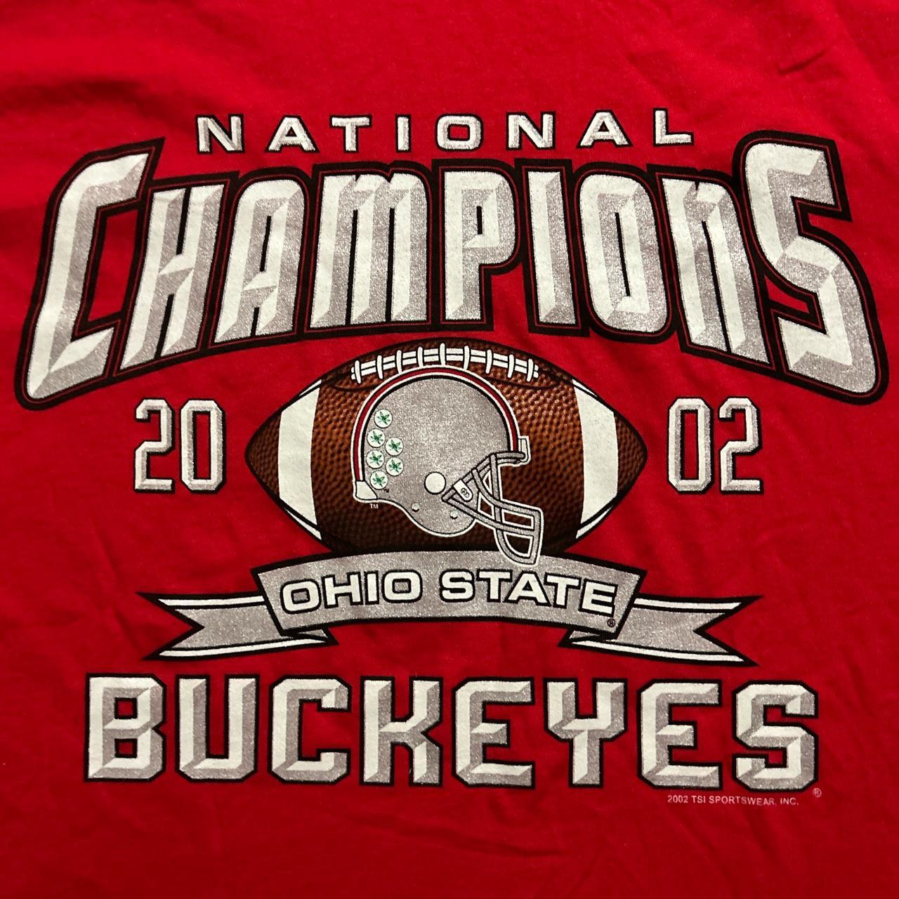 Vintage 2002 Ohio State Buckeyes National... - Depop