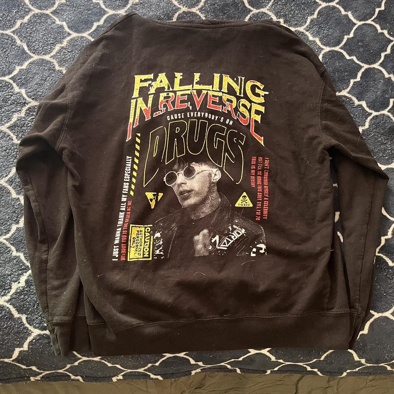 Falling in Reverse Hoodie - Depop