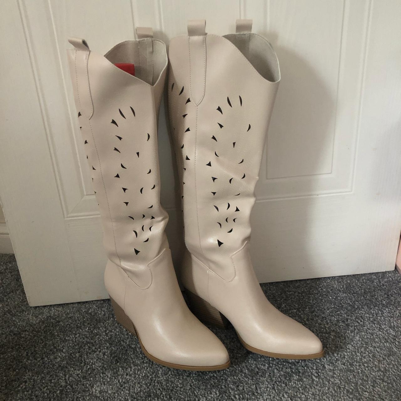 Bellamica ( Nasty Gal purchase ) cream cut out... - Depop