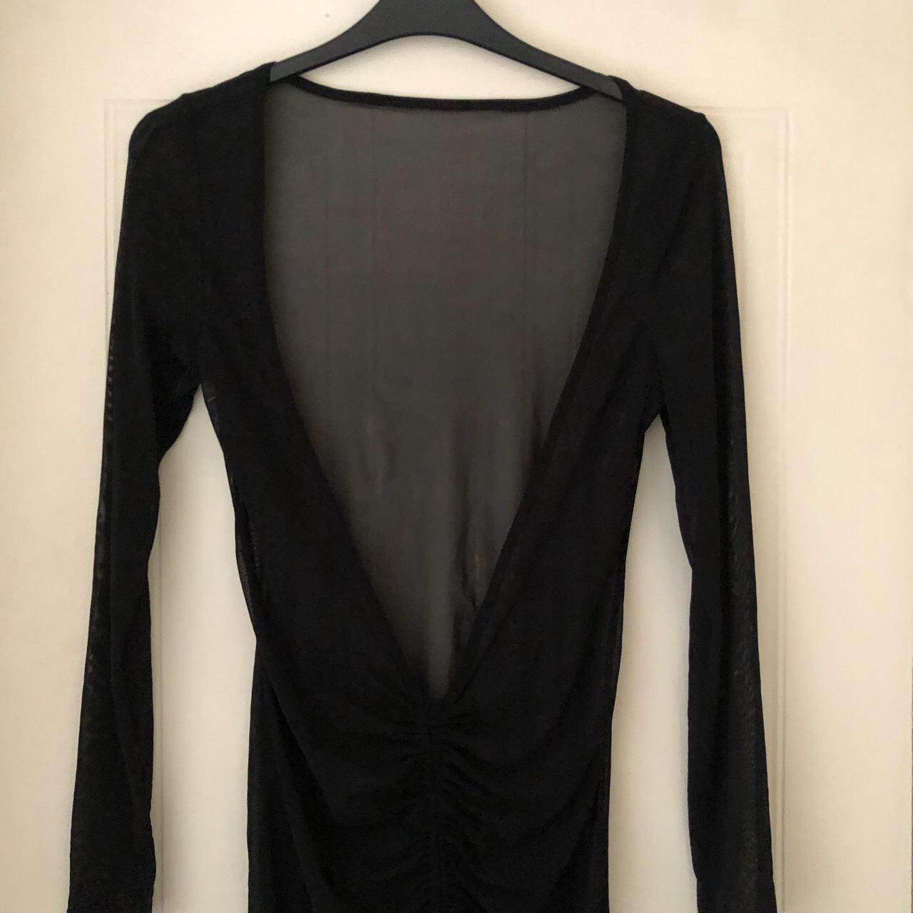 Shein mesh beach dress / cover up / club dress Semi... - Depop