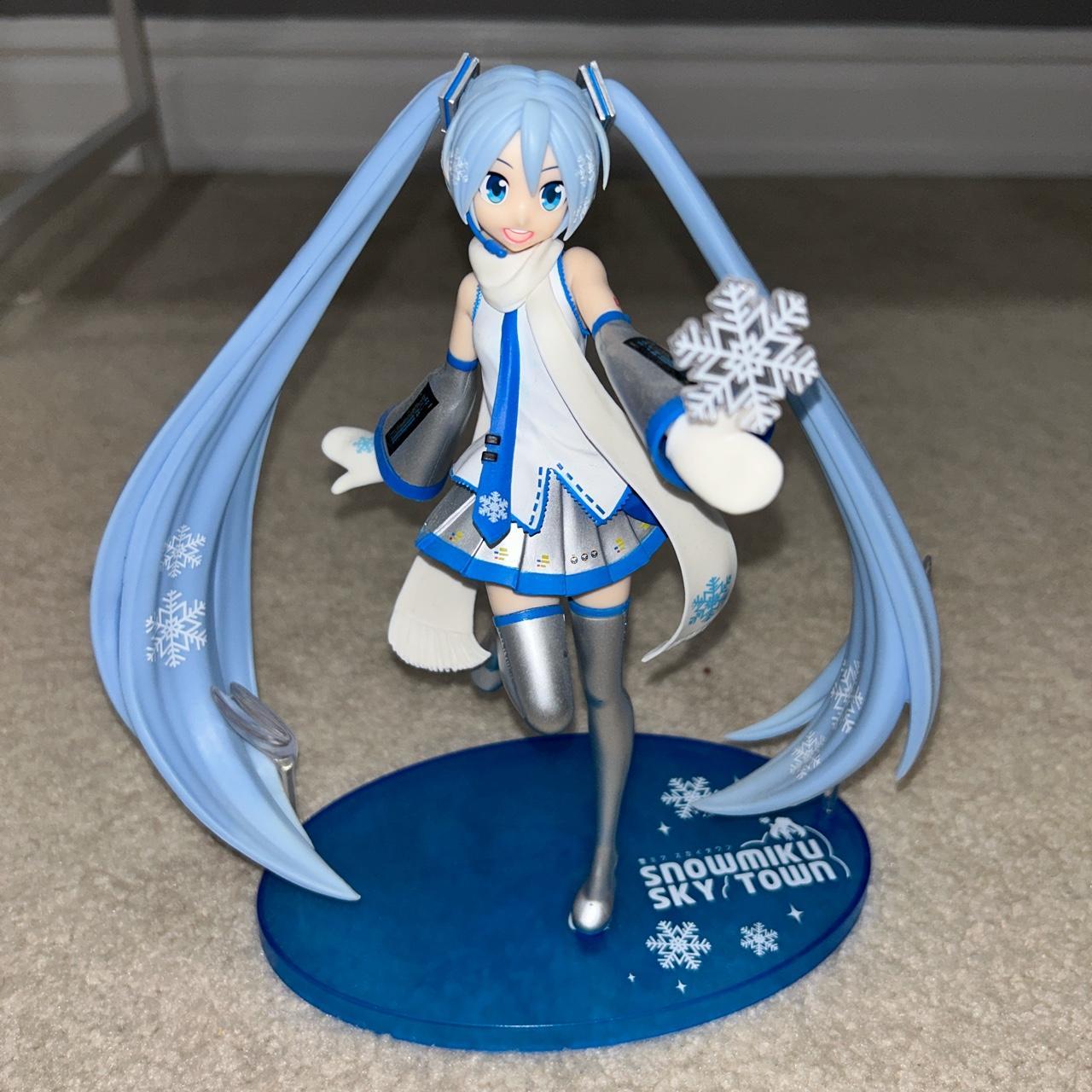 SEGA SNOW MIKU super premium figure. Snow Hatsune... - Depop