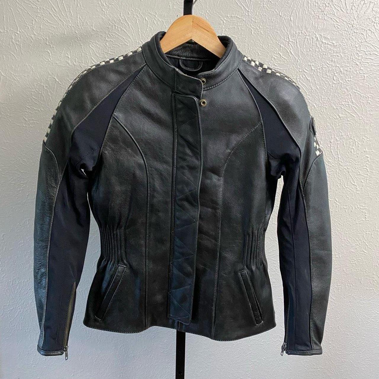 Triumph Women's Vintage Authentic Leather Cafe Racer... - Depop