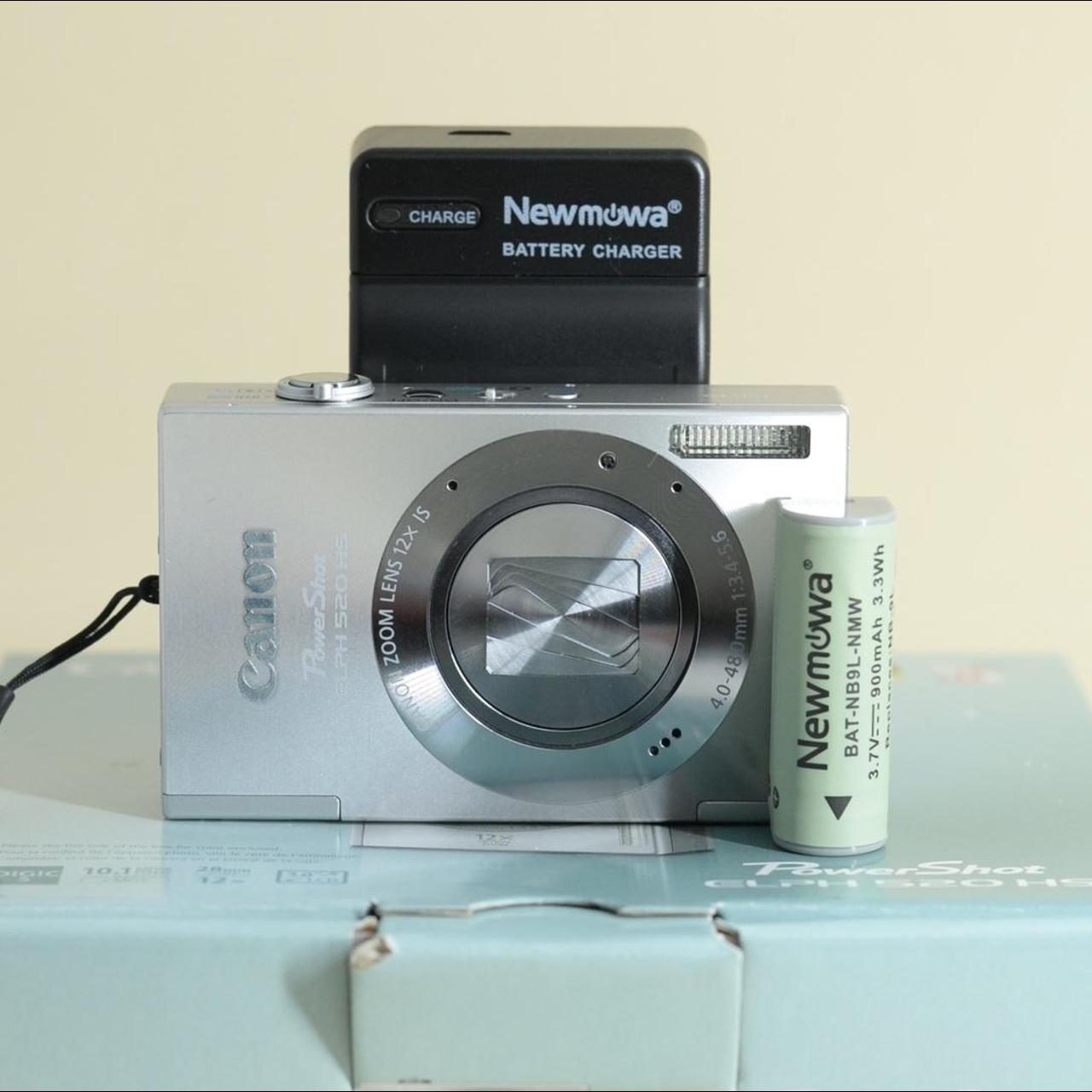 Canon Silver and Grey Cameras-and-accessories | Depop