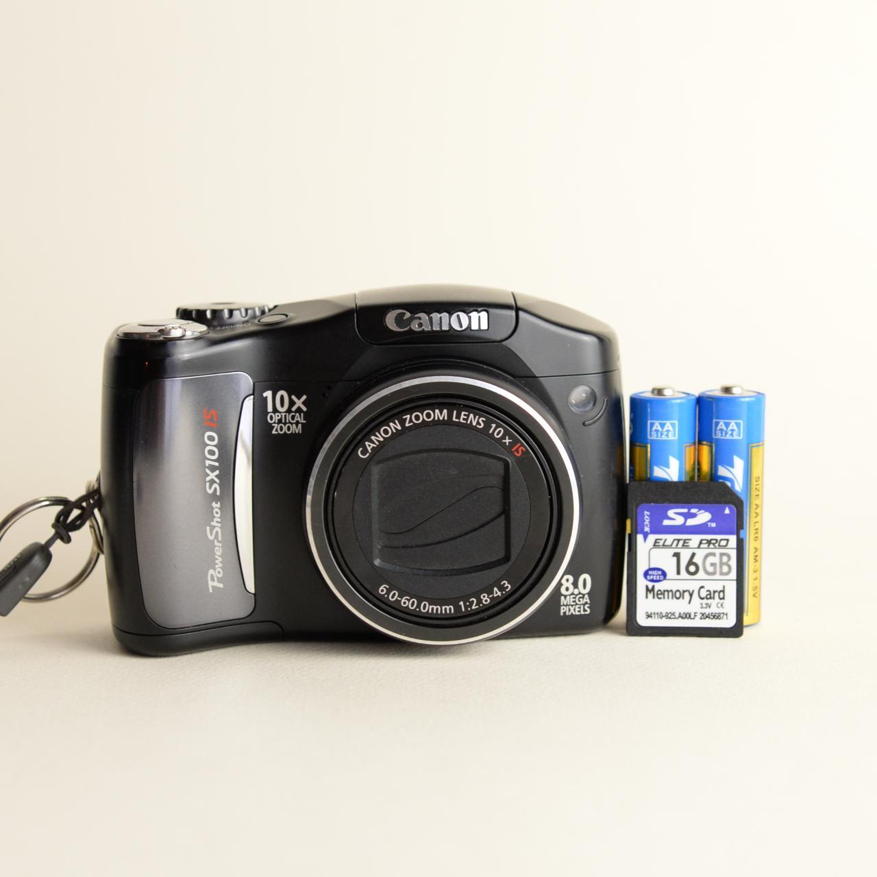 Canon PowerShot SX100 IS | 8MP Digital camera w/ SD... - Depop