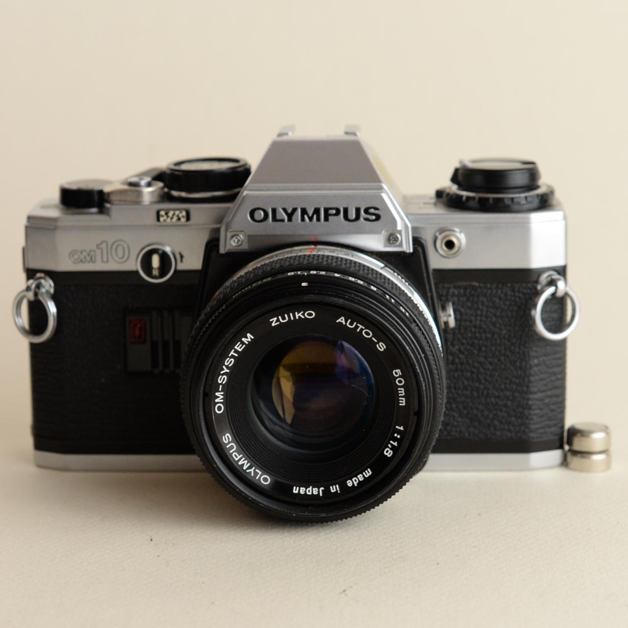 Olympus OM10 | 35mm SLR film camera | Silver This... - Depop