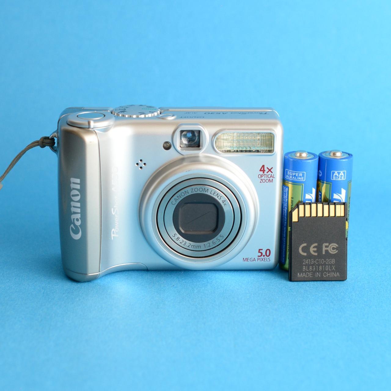 Canon PowerShot A530 | 5MP Digital camera w/ SD card... - Depop