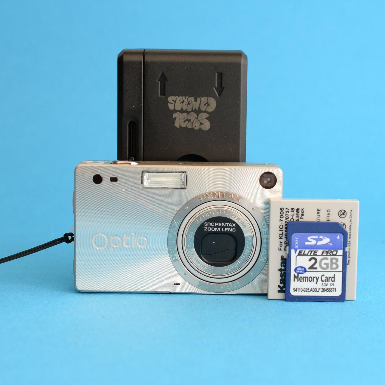 Pentax Optio S4 | 4MP Digital camera with SD Card |... - Depop