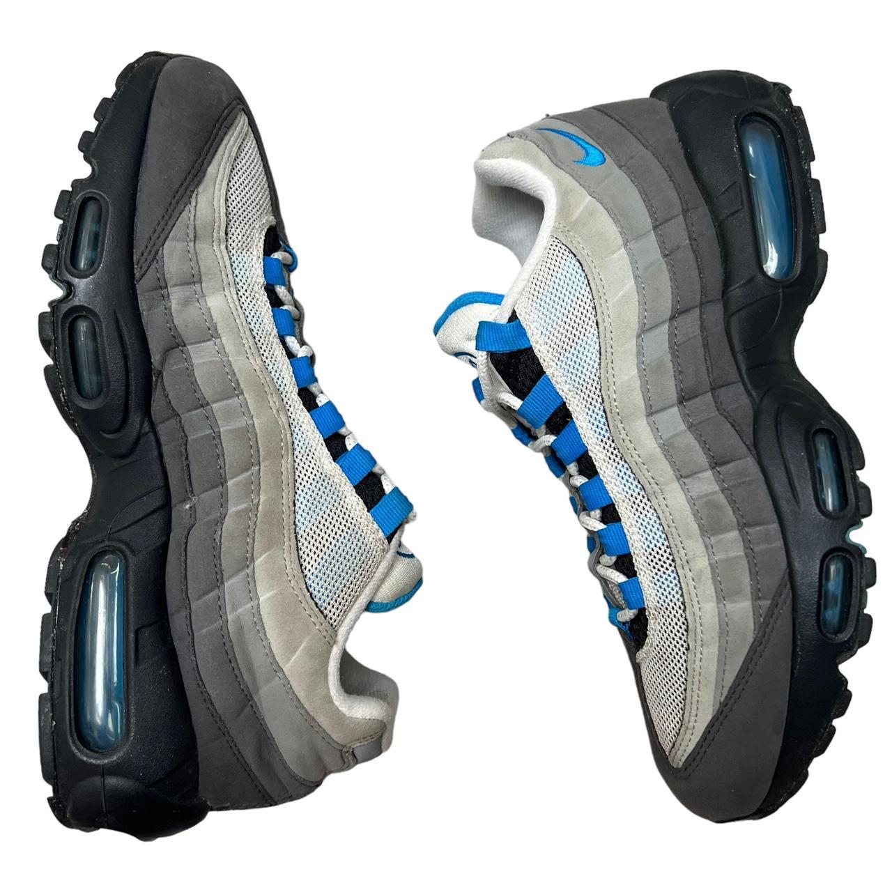 Nike Air Max 95 Crystal Blue - size uk 6 / us 7 -... - Depop